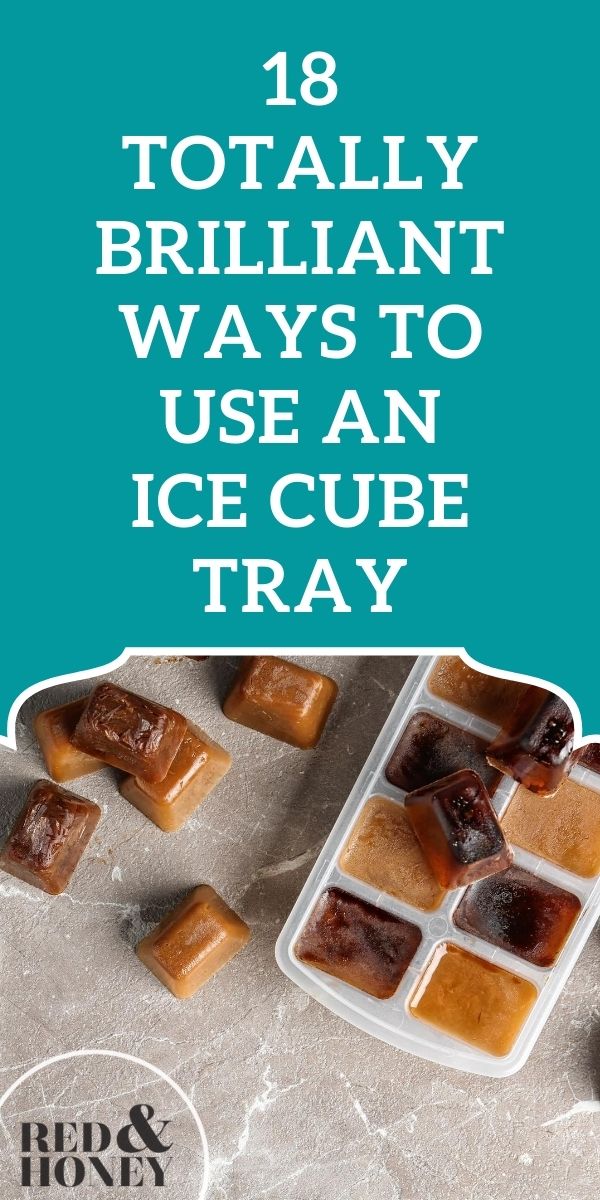 18 Totally Brilliant Ways to Use an Ice Cube Tray - Red and Honey