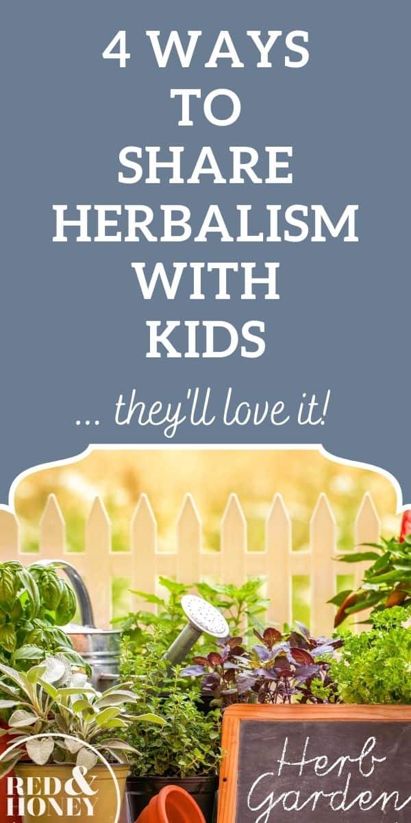 4 Ways to Share Herbalism With Kids - Red and Honey