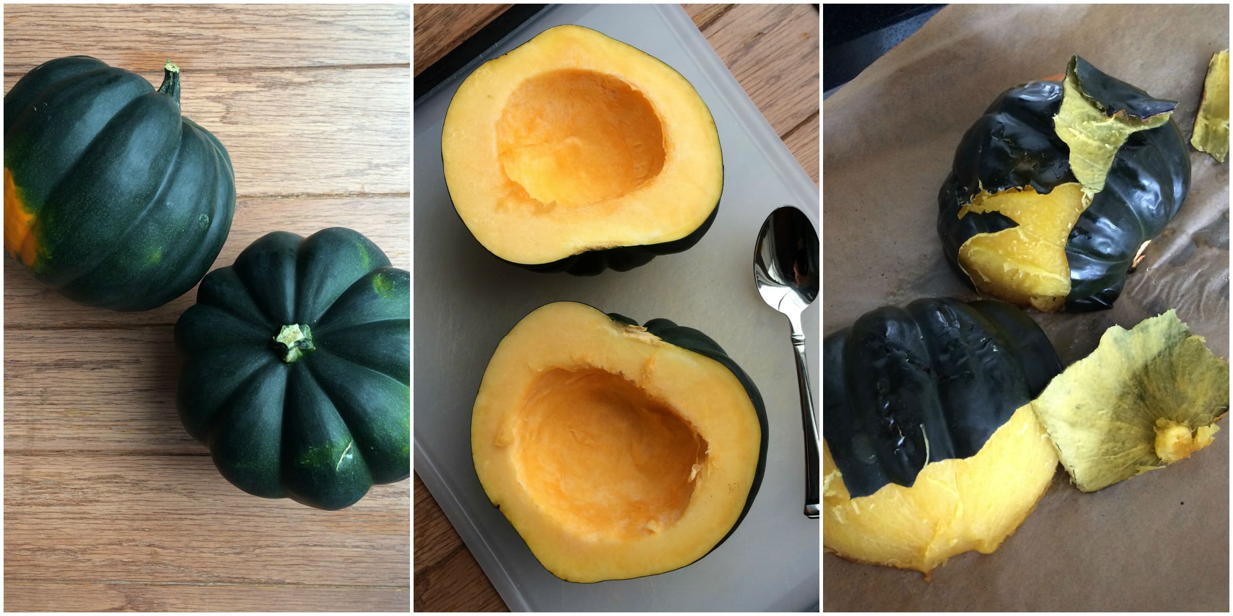 Warm Acorn Squash Breakfast Porridge - Red and Honey