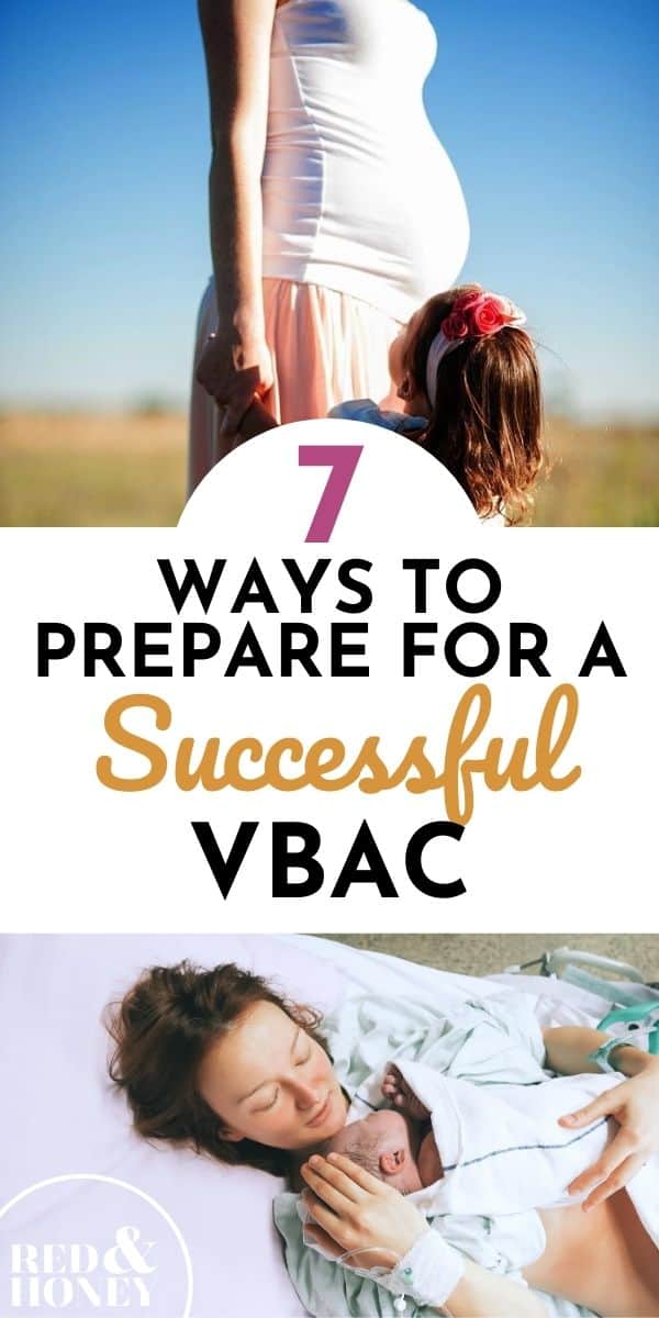 7 Ways to Prepare for a Successful VBAC - Red and Honey