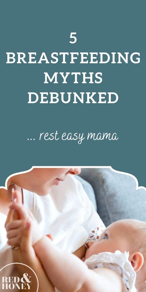 5 Breastfeeding Myths Debunked Red And Honey