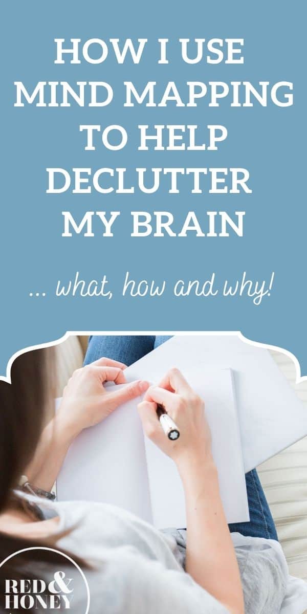 How I Use Mind Mapping to Help Declutter My Brain - Red and Honey