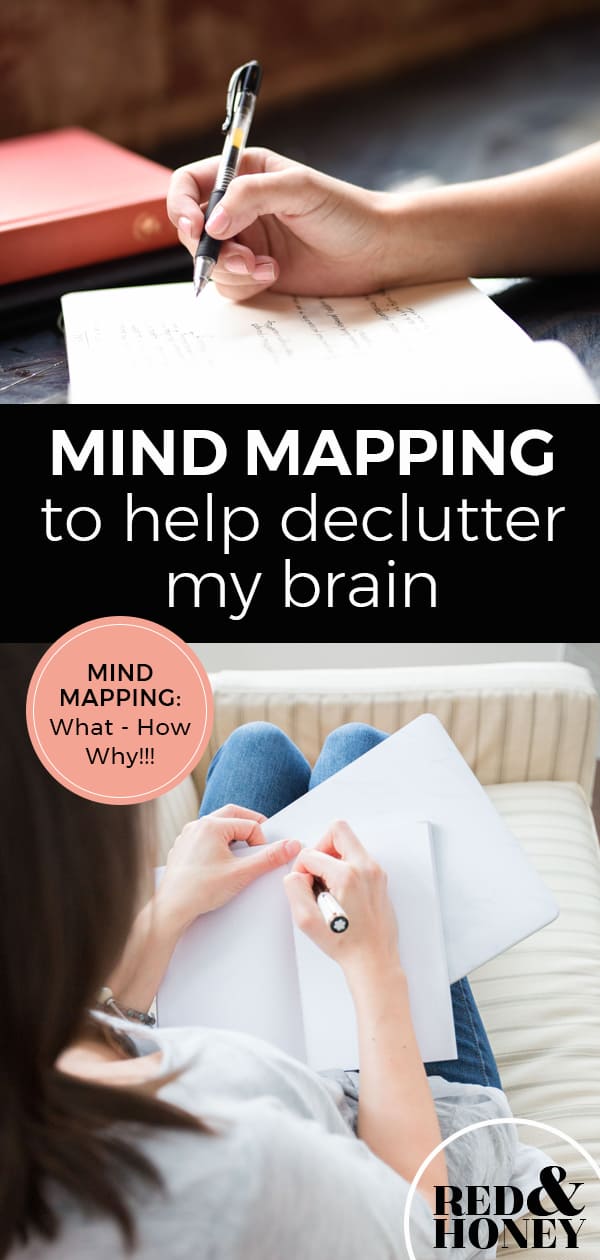 How I Use Mind Mapping to Help Declutter My Brain - Red and Honey